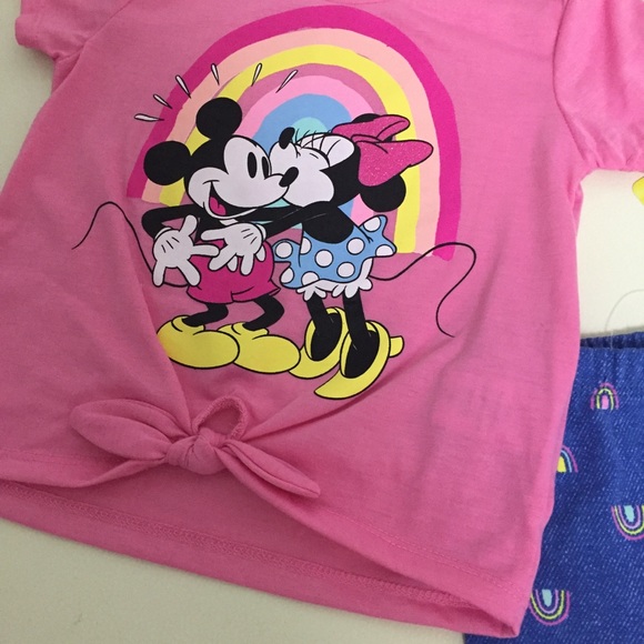 Disney | Matching Sets | Disney Minnie Mouse Cute Shorts Set | Poshmark